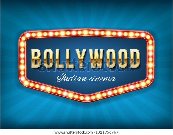 Creative Vector Illustration Bollywood Cinema Background: เวกเตอร์สต็อก ...