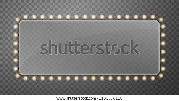 Creative Vector Illustration Illuminated Realistic Shine Stock Vector ...