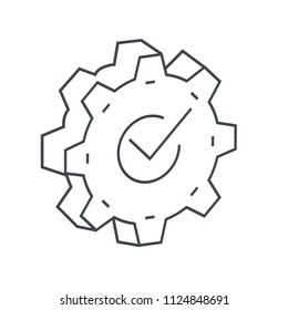 Creative Vector Illustration Isomorphic Black White Stock Vector ...