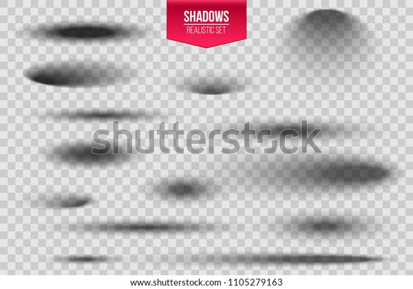 Creative Vector Illustration Round Oval Shadow Stock Vector (Royalty ...