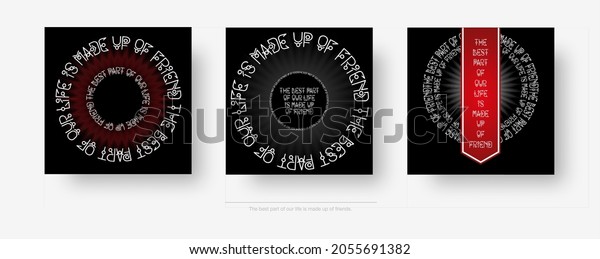Creative Vector Inscription Meaning White Letters Stock Vector (Royalty ...