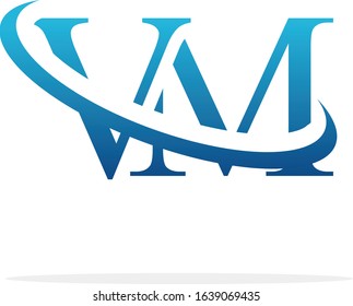 Creative Vm Logo Icon Design Stock Vector (Royalty Free) 1639069435 ...