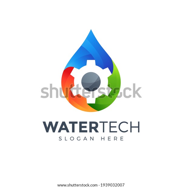 Creative Water Tech Logo Plumbing Logo Stock Vector (Royalty Free ...