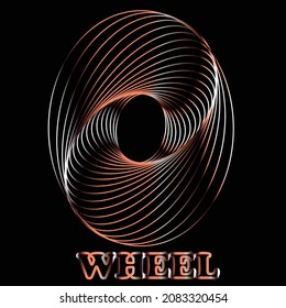 Creative Wheel Logo Circle Form Stock Vector (Royalty Free) 2083320454 ...