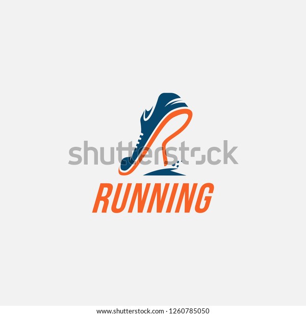 Creative wordmark logo, R for Run logo / Running logo vector template ...