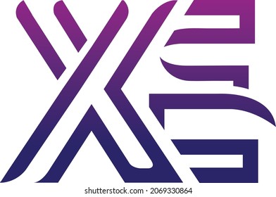 Creative Xe Logo Icon Design Stock Vector (Royalty Free) 2069330864 ...