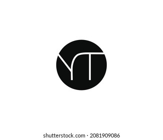 Creative Yt Letter Logo Template Vector Stock Vector (Royalty Free ...