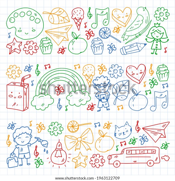 Creativity Imagination Vector Illustration Children Education Stock ...