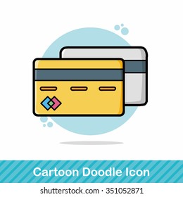 Credit Card Doodle Stock Vector (Royalty Free) 351052871 | Shutterstock