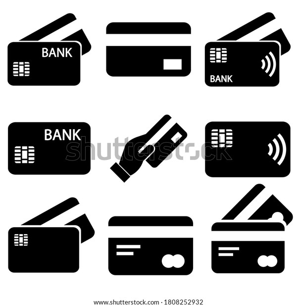 Icono de tarjeta de crédito, logotipo aislado en fondo blanco