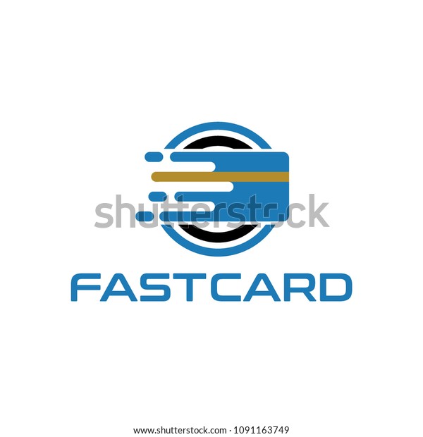 Credit Card Logo Design Stock Vector (Royalty Free) 1091163749