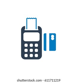 Credit Card Reader Icon Stock Vector (Royalty Free) 611711219 ...