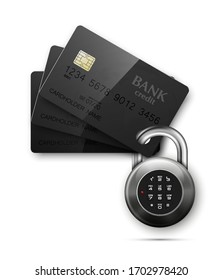3d Rendering Opened Credit Card Gold Stock Illustration 1622152225