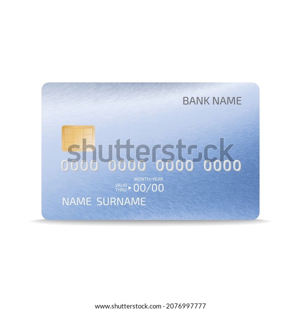 Credit Debit Card Design Ice Texture Stock Vector (Royalty Free ...