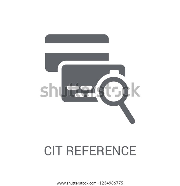 Credit Reference Agency Icon Trendy Credit Stock Vector (Royalty Free ...