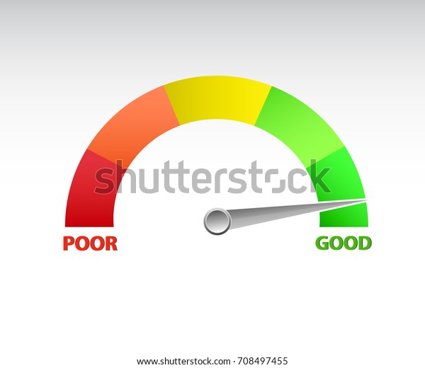 Credit Score Rating Scale Vector Illustration: เวกเตอร์สต็อก (ปลอดค่า ...