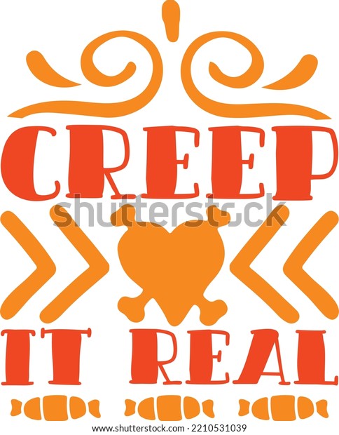 Creep Real Vector File Stock Vector (Royalty Free) 2210531039 ...