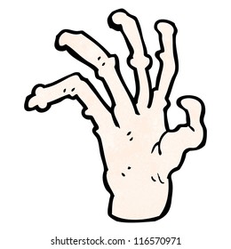 Creepy Hand Cartoon Stock Vector (Royalty Free) 116570971