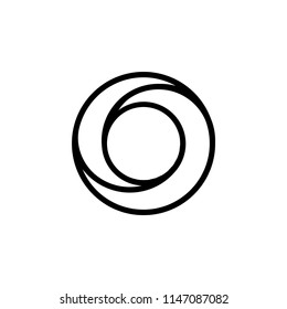 Crescent Vector Icon Stock Vector (Royalty Free) 1147087082 | Shutterstock