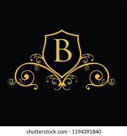 Crest Letter Logo Stock Vector (Royalty Free) 1194391840 | Shutterstock