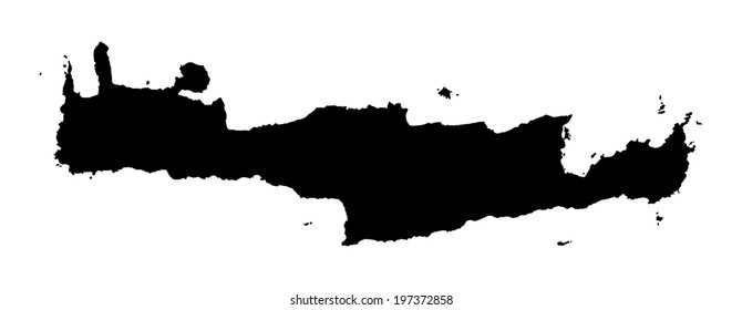 Crete Greece Map Images, Stock Photos & Vectors | Shutterstock
