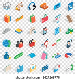 Crew Icons Set Isometric Style 36 Stock Vector (Royalty Free ...