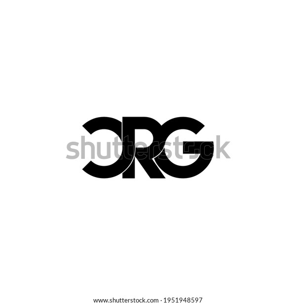 Crg Letter Original Monogram Logo Design Stock Vector (Royalty Free ...