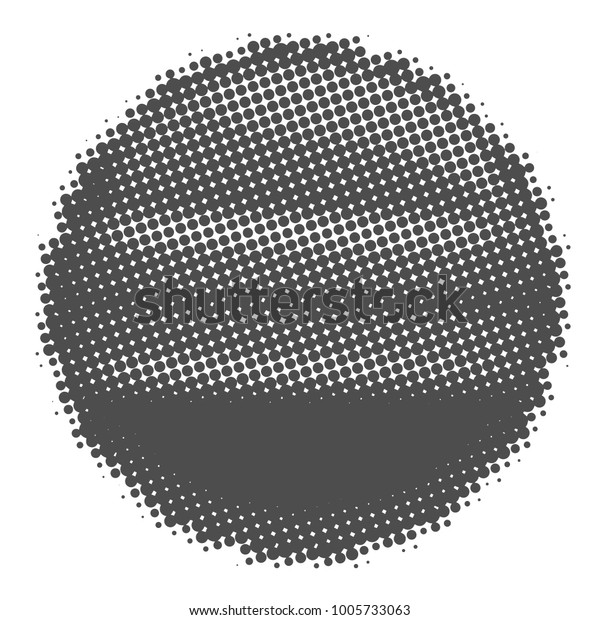 Cricket Ball Halftone Style On White Stock Vector (Royalty Free ...