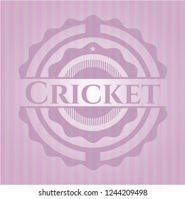 Cricket Pink Emblem Retro Stock Vector (Royalty Free) 1244209498 ...