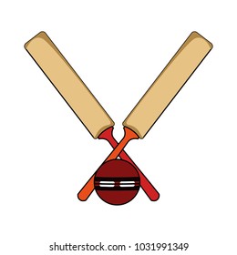 Cricket Rackets Ball Equipment Stock Vector (Royalty Free) 1031991349 ...