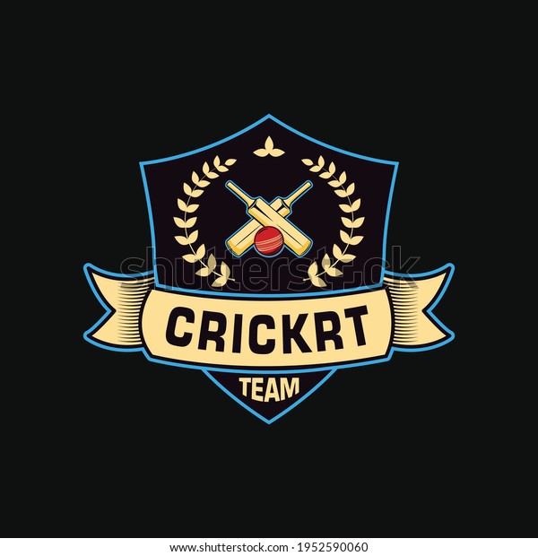 Cricket Team Logo Creative Cricket Icon Stock Vector (Royalty Free ...