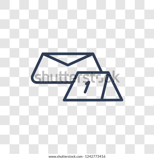 crime Letter icon. Trendy linear crime Letter logo concept on ...