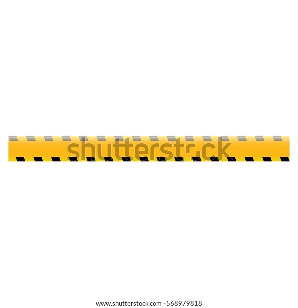 Crime Scene Tape Icon Image Vector Stock Vector (Royalty Free ...