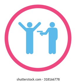 Crime Vector Icon This Rounded Flat Stock Vector (Royalty Free ...