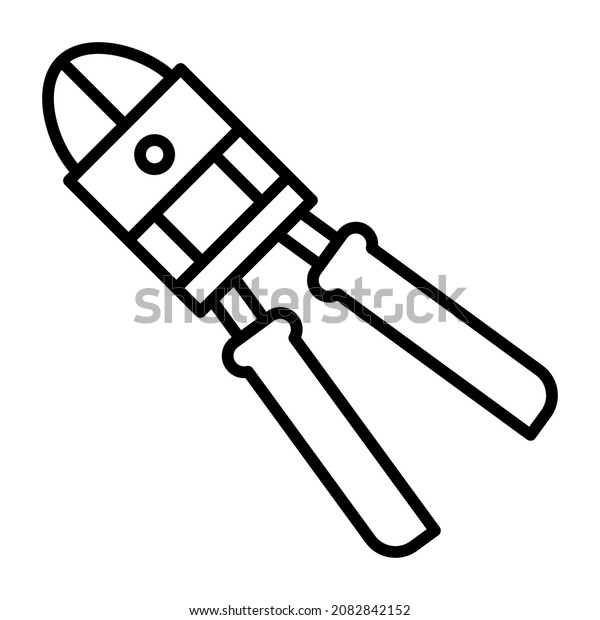 Crimping Icon Vector Image Can Be Stock Vector (Royalty Free ...