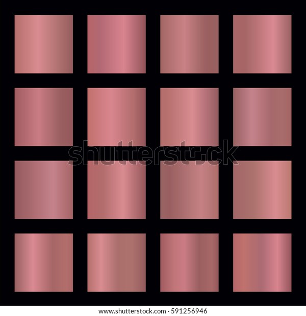 Crimson Colorful Gradients Vector Set Gradient Stock Vector (Royalty ...