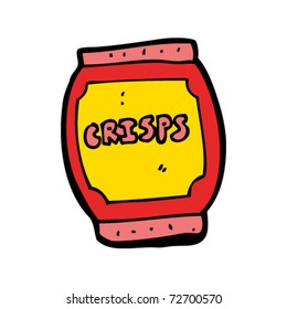Crisps Packet Cartoon Stock Vector (Royalty Free) 72700570 | Shutterstock