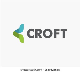 Croft Logo Design Illustrator Eps10 Stock Vector (Royalty Free ...