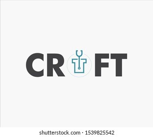 Croft Logo Design Illustrator Eps10 Stock Vector (Royalty Free ...