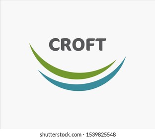 Croft Logo Design Illustrator Eps10 Stock Vector (Royalty Free ...