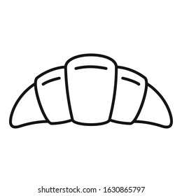 Croissant Icon Outline Croissant Vector Icon Stock Vector (Royalty Free ...