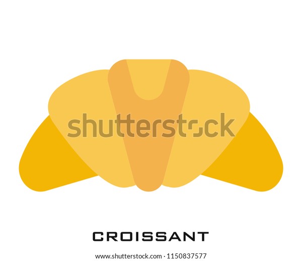 Croissant Icon Signs Stock Vector (Royalty Free) 1150837577 | Shutterstock