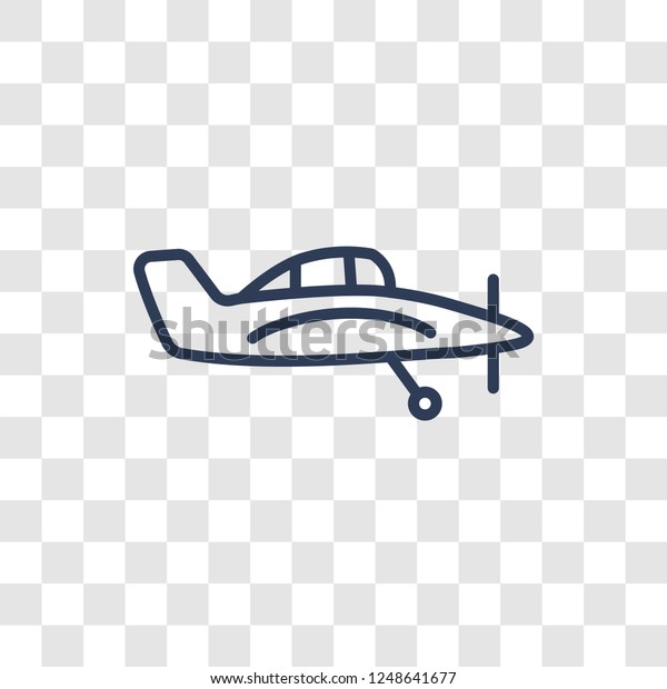 Crop Duster Icon Trendy Linear Crop Stock Vector (Royalty Free ...