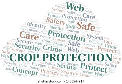 Crop Protection Word Cloud Wordcloud Made Stock Vector (Royalty Free ...
