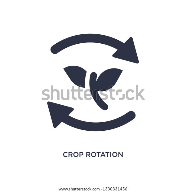Crop Rotation Icon Simple Element Illustration Stock Vector (Royalty ...
