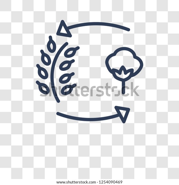 Crop Rotation Icon Trendy Crop Rotation Stock Vector (Royalty Free ...