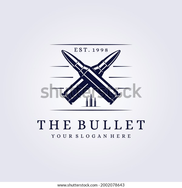 Cross Bullet Logo Vintage Abstract Modern Stock Vector (Royalty Free ...