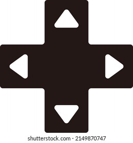 Cross Directional Keys On Game Controller: เวกเตอร์สต็อก (ปลอดค่า ...