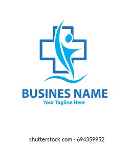 Cross Health Logo Stock Vector (Royalty Free) 694359952 | Shutterstock