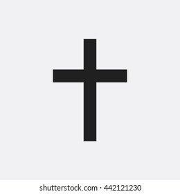 Latin Cross Vector Icon Stock Vector (Royalty Free) 1153663924 ...
